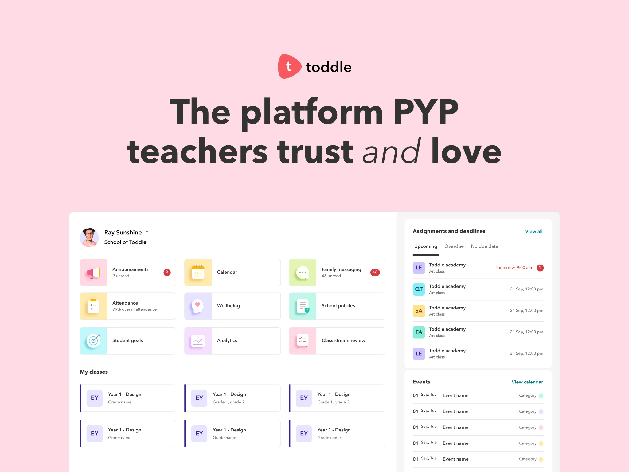 AI-powered LMS for IB PYP